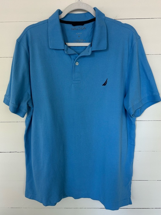 Nautica | Shirts | Mens Nautica Light Blue Classic Fit Polo Size Xl ...